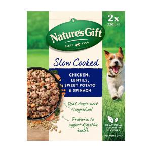 Buy Nature's Gift Slow Cooked Chicken Lentils Sweet Potato & Spinach ...