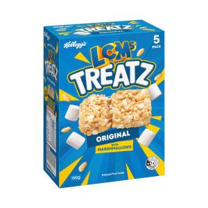 Buy Kellogg's LCMs Treatz Original with Marshmallows 5 pack 130g | Coles
