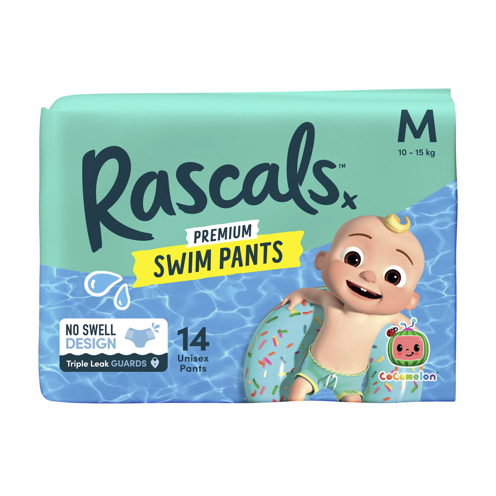 Buy Rascals Premium Swim Pants Medium (10-15kg) 14 Pack | Coles