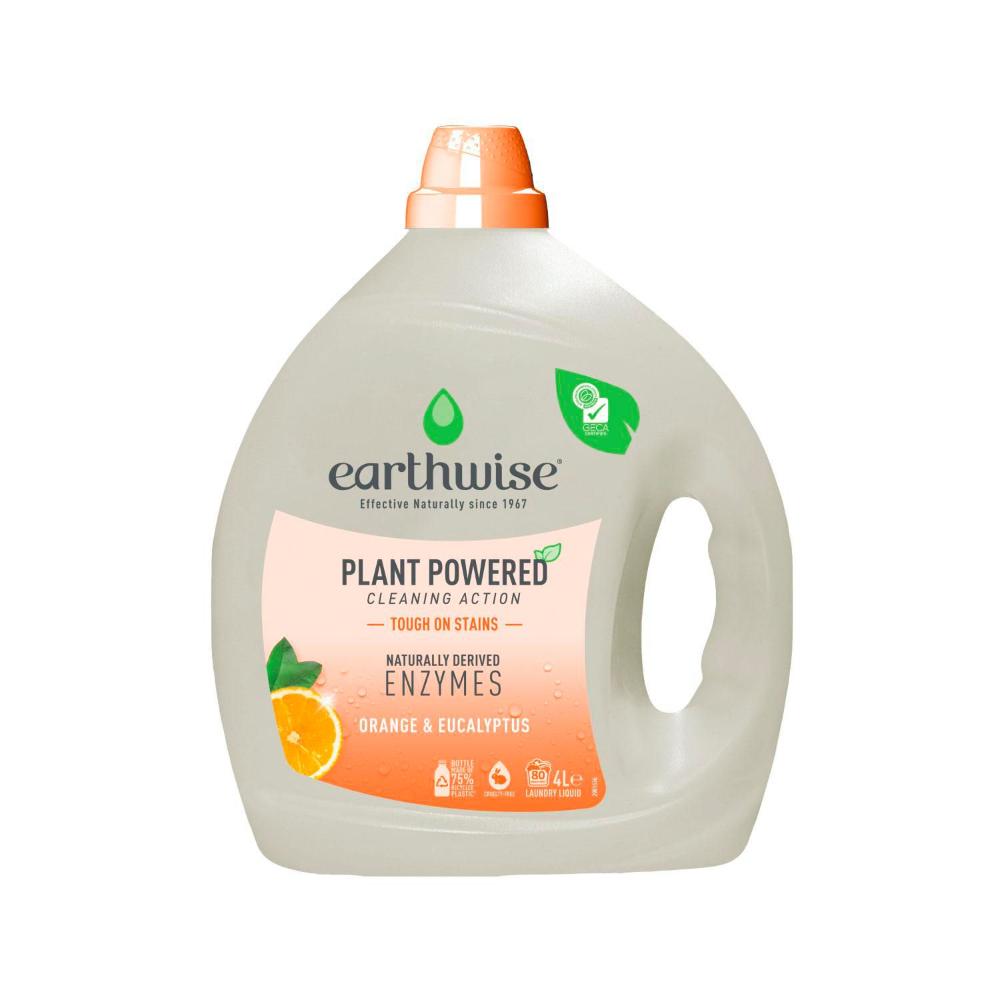Buy Earthwise Laundry Liquid Orange & Eucalyptus 4L | Coles