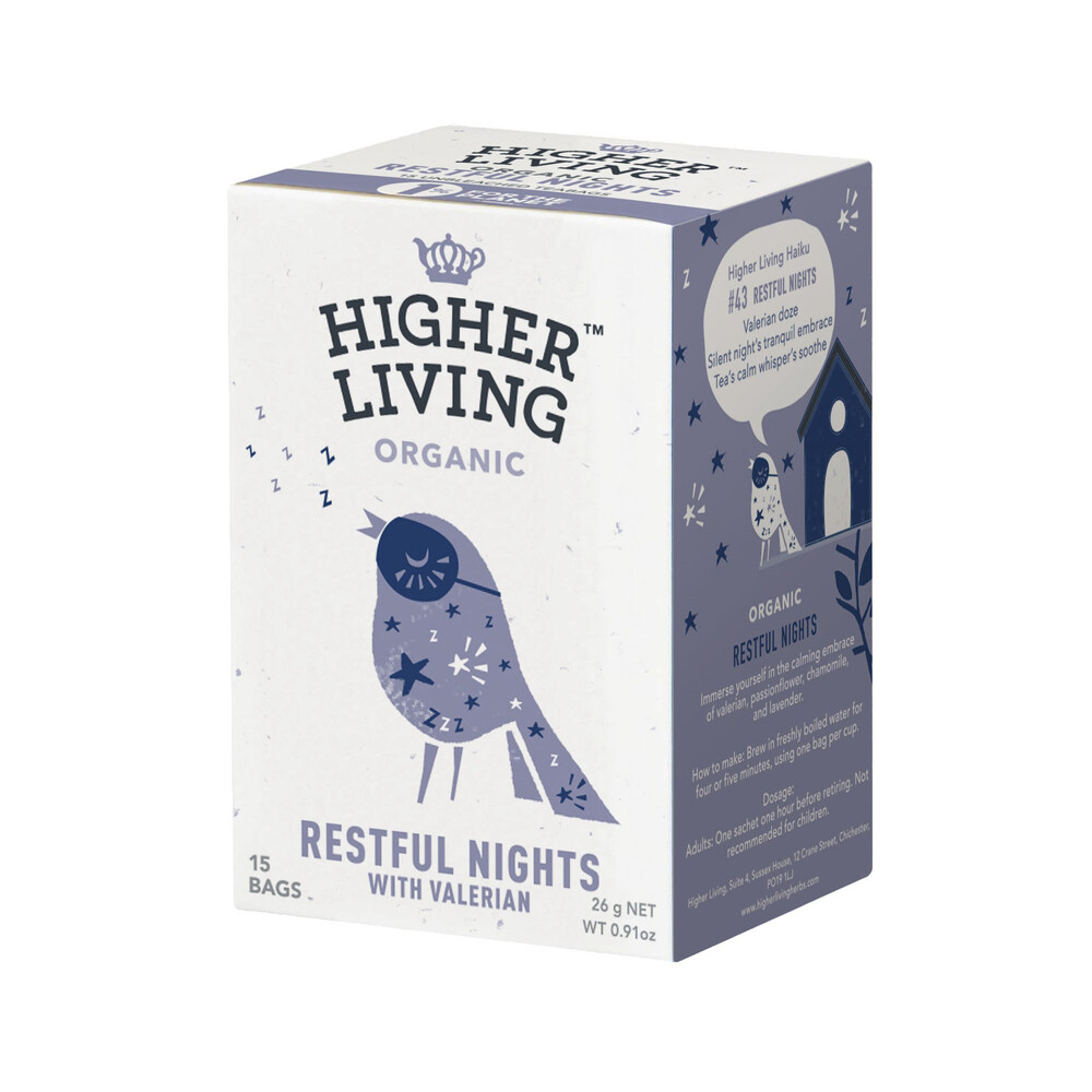 Buy Higher Living Restful Nights Tea Bags 15 Pack | Coles