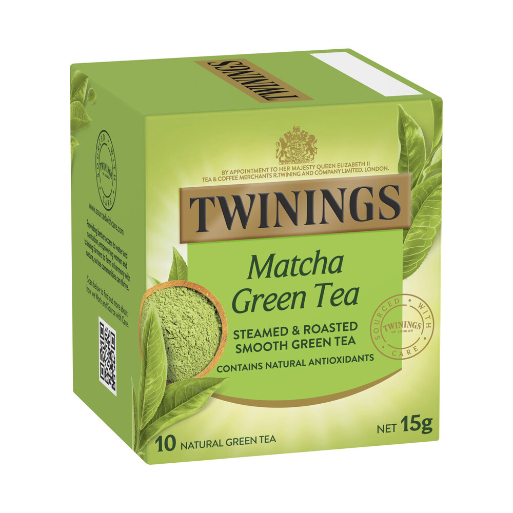 Buy Twinings Matcha Green Tea Bags 10 pack | Coles