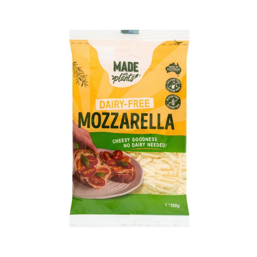 Buy Made With Plants Dairy Free Shredded Mozzarella 200g | Coles