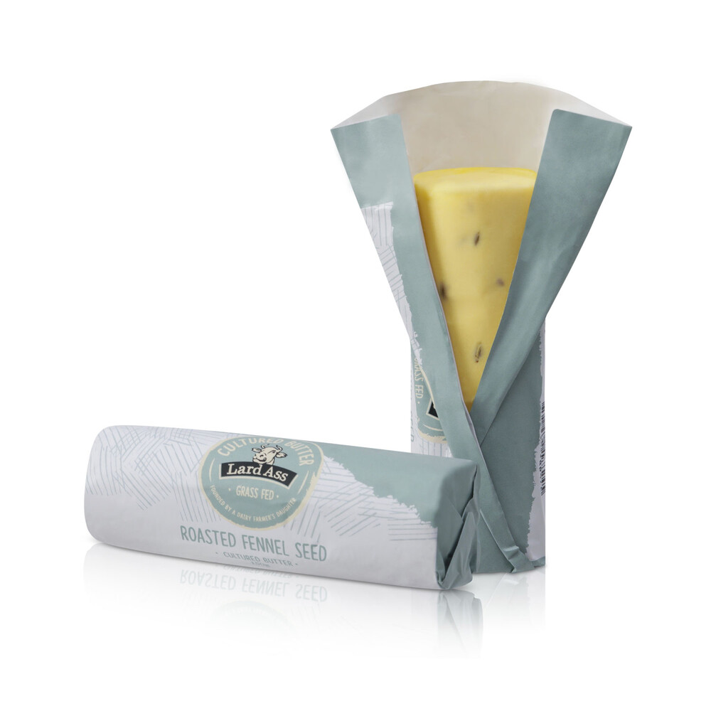 Buy Lard Ass Roasted Fennel Seed Cultured Butter 150g | Coles
