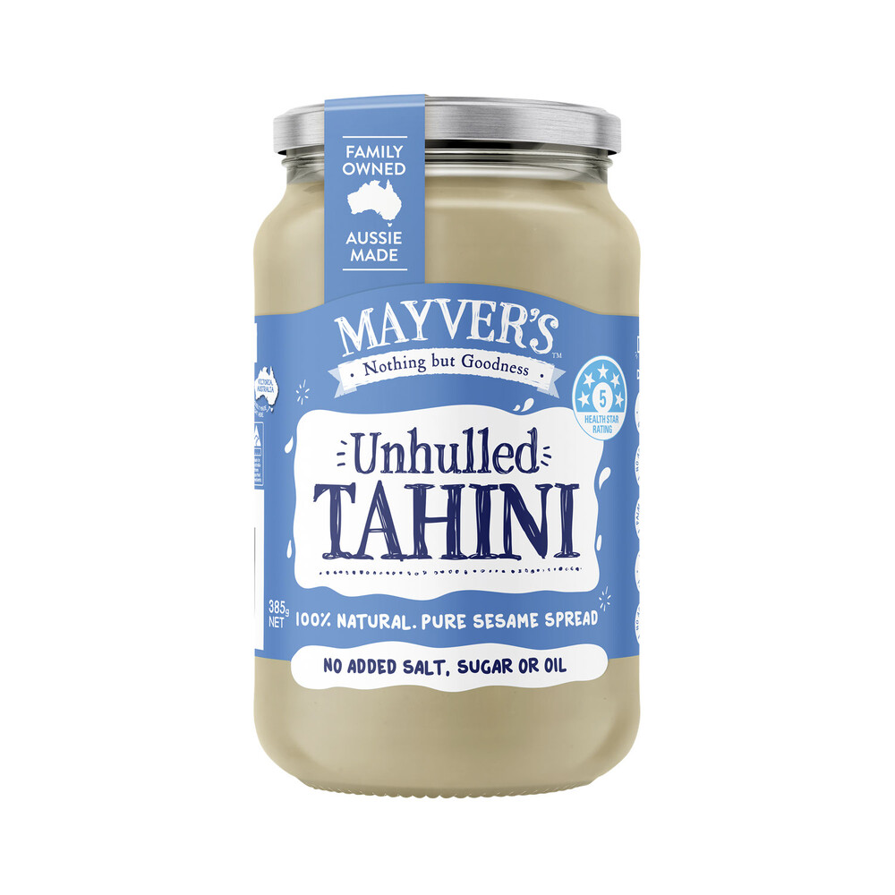 Buy Mayvers Unhulled Tahini 385g | Coles