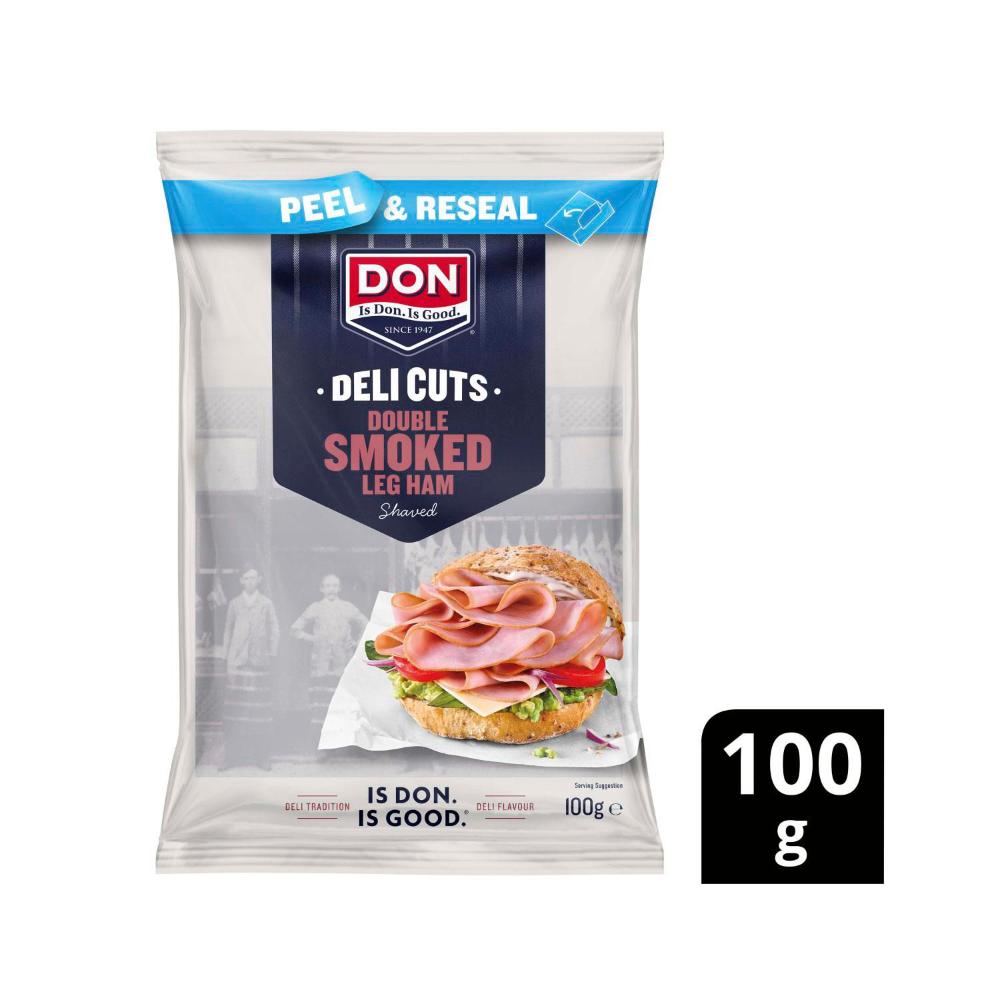 Buy Don Deli Cuts Double Smoked Shaved Ham 100g | Coles