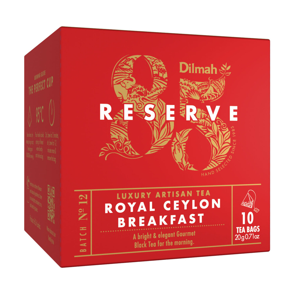 Buy Dilmah 85 Reserve Royal Ceylon Breakfast 10 pack | Coles