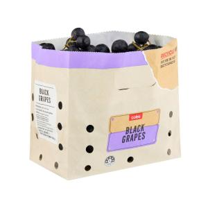 Buy Fresh Grapes Seedless Black approx .200g | Coles