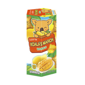 Buy Lotte Koala March Mango Flavour 37g | Coles