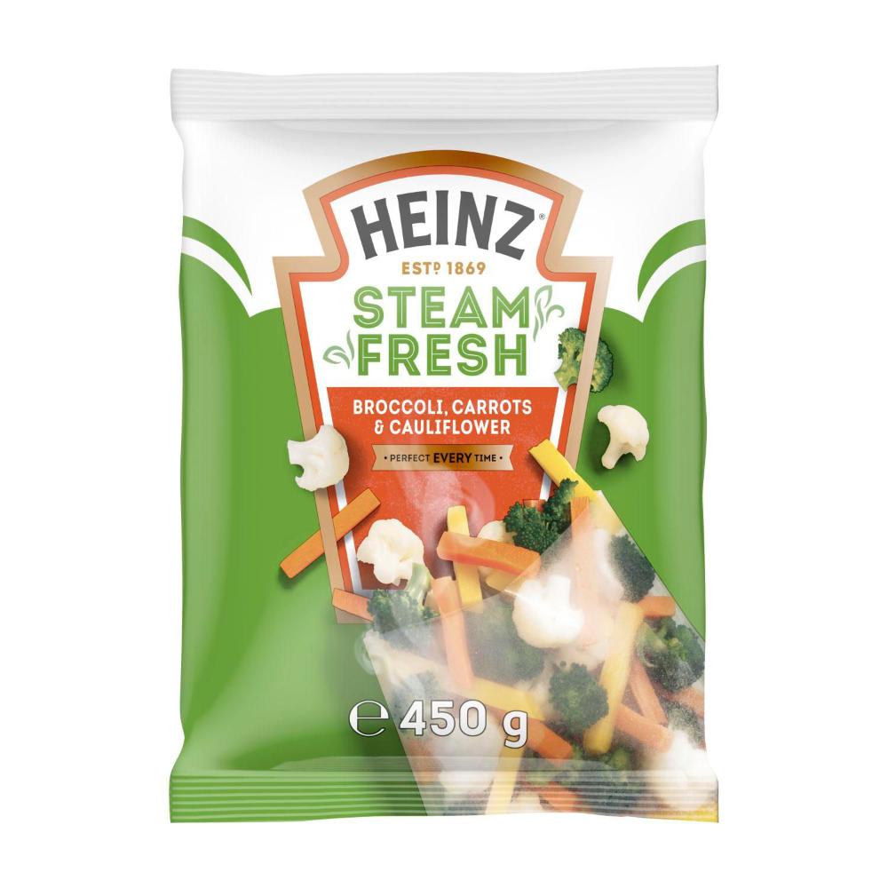 Buy Heinz Steam Fresh Broccoli Carrots & Cauliflower Frozen Vegetables ...