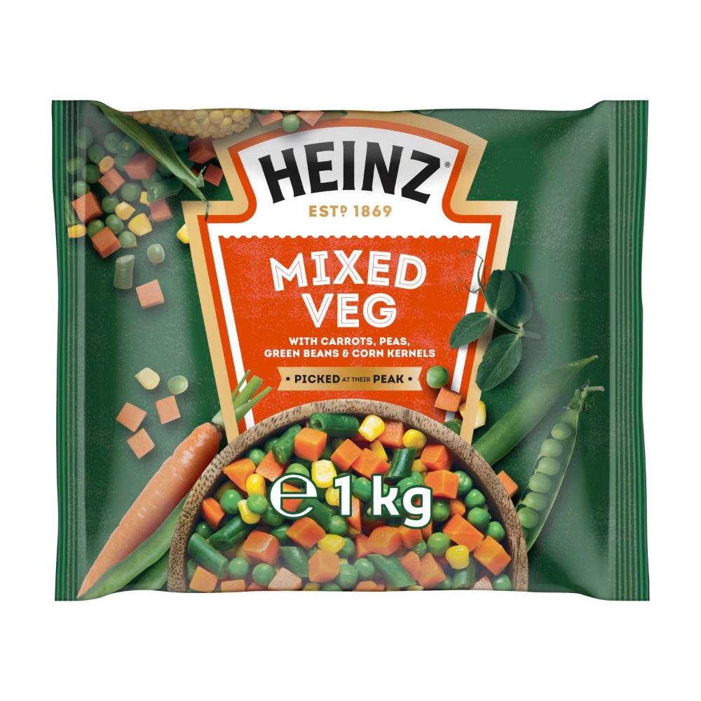Buy Heinz Frozen Mixed Vegetables Carrots Peas Green Beans & Corn 1Kg ...