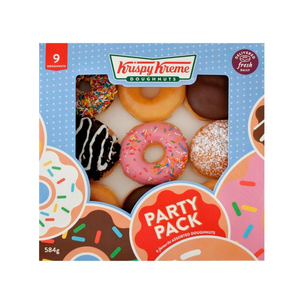 Buy Krispy Kreme Assorted Party 9pk 9PACK | Coles