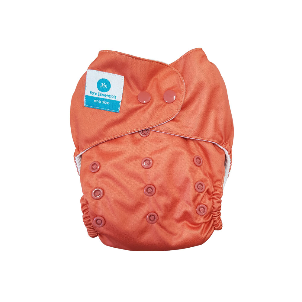 Buy Itti Bitti Reusable Cloth Nappy Bare Essentials Burnt Orange Osfm 1 ...