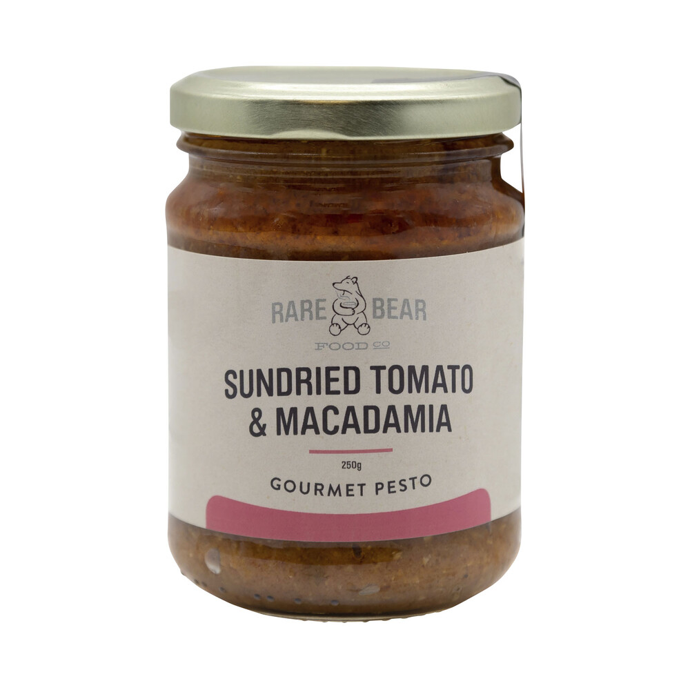 Buy Rare Bear Sundried Tomato & Macadamia Pesto 250g | Coles