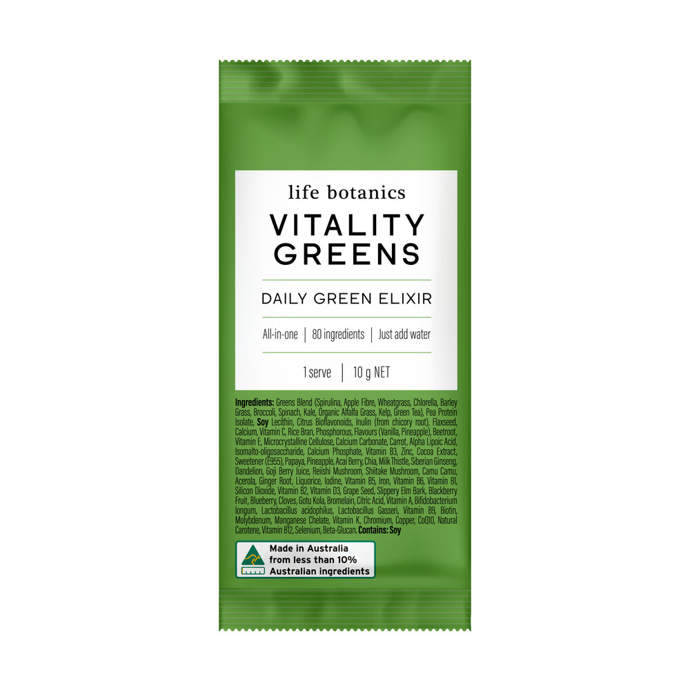 Buy Life Botanics Powder Vitality Greens 10g | Coles