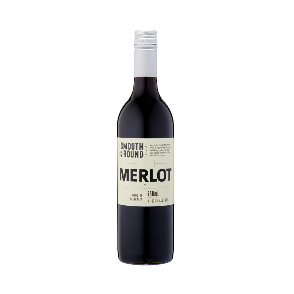 Buy Cleanskin Smooth & Round SEA Merlot 750mL 1 Each | Coles