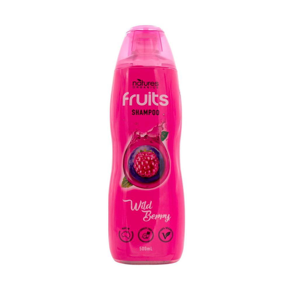 Buy Nature's Organics Fruits Wild Berry Shampoo 500mL | Coles