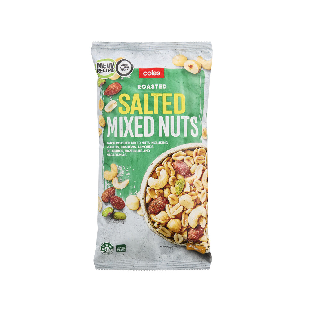 Buy Coles Salted Mixed Nuts 375g | Coles