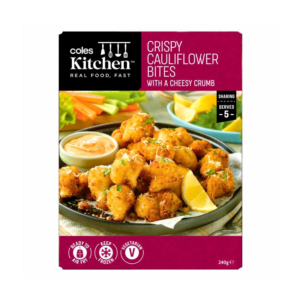 Coles Kitchen Cheesy Cauliflower Bites | 200g - discounts and promo ...
