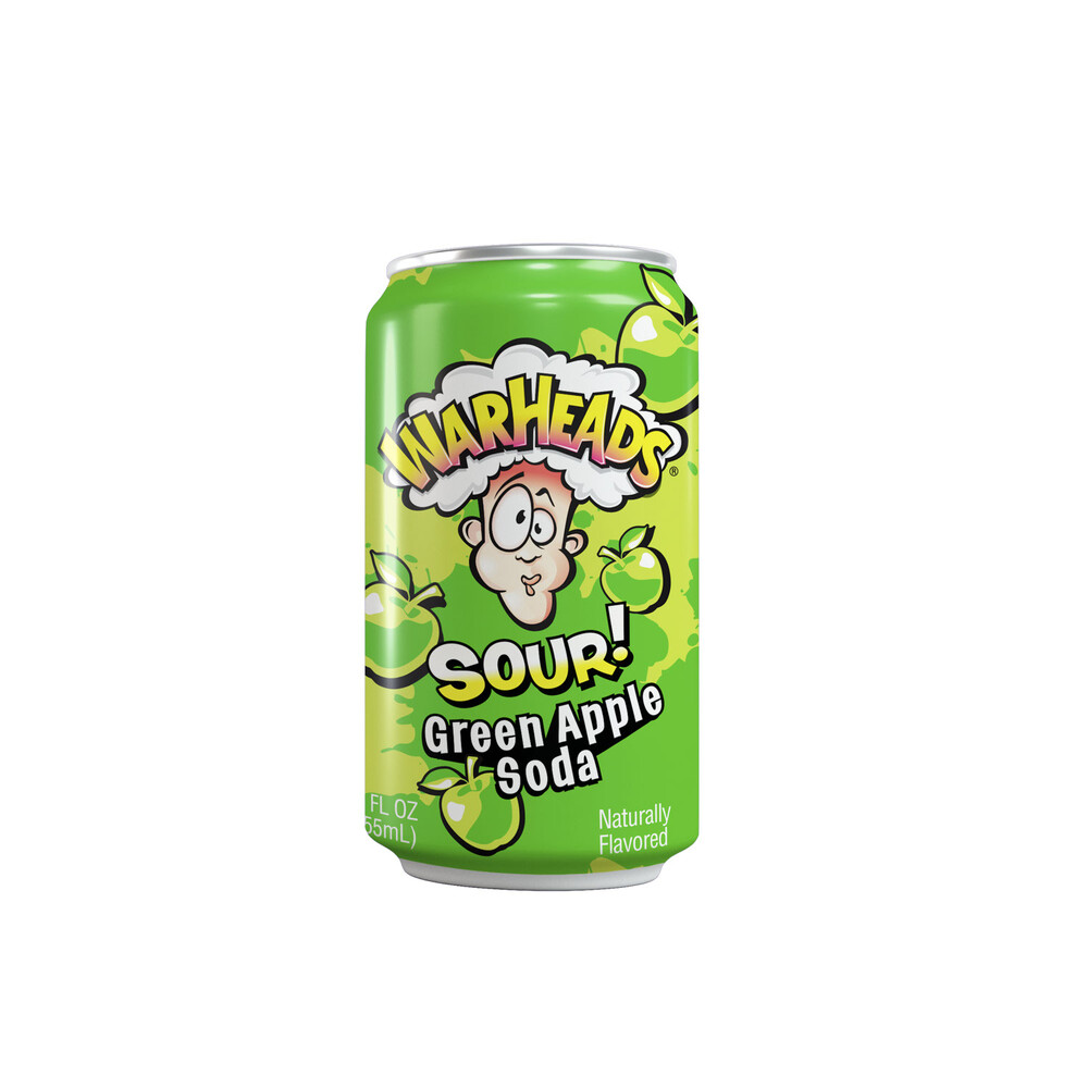 Buy Warheads Sour Apple Soda 375mL | Coles