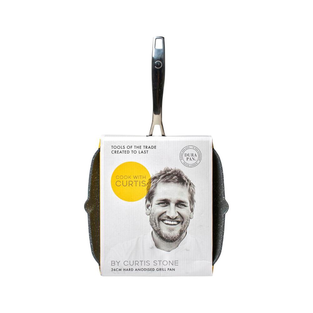 Buy Curtis Stone Induction Non Stick Grill Pan 26cm 1 Each | Coles