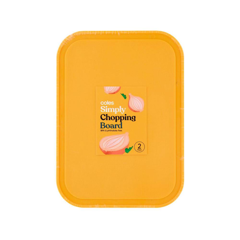 Buy Coles Simply Chopping Board 2 Pack | Coles