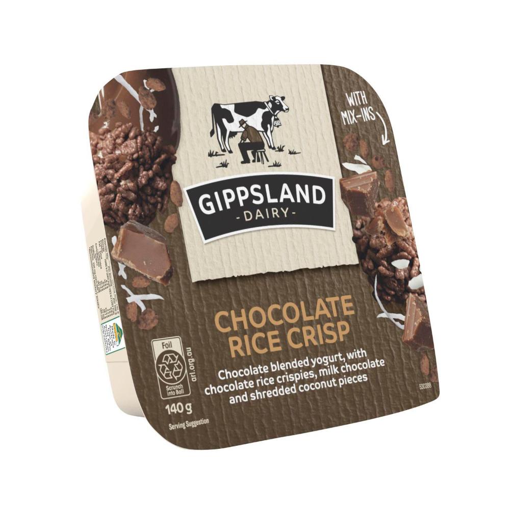 Buy Gippsland Dairy Chocolate Rice Crisp Mix-ins 140g | Coles