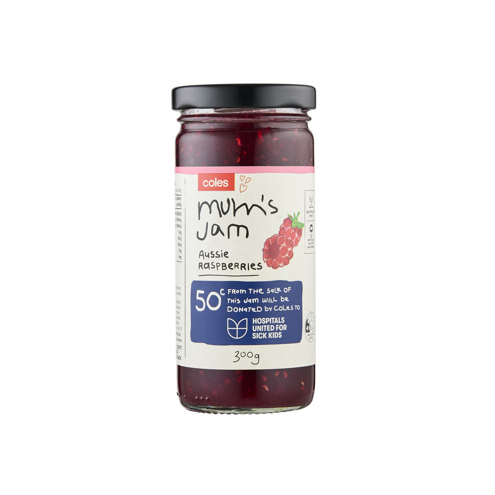 Buy Coles Mum's Australian Raspberry Jam 300g | Coles