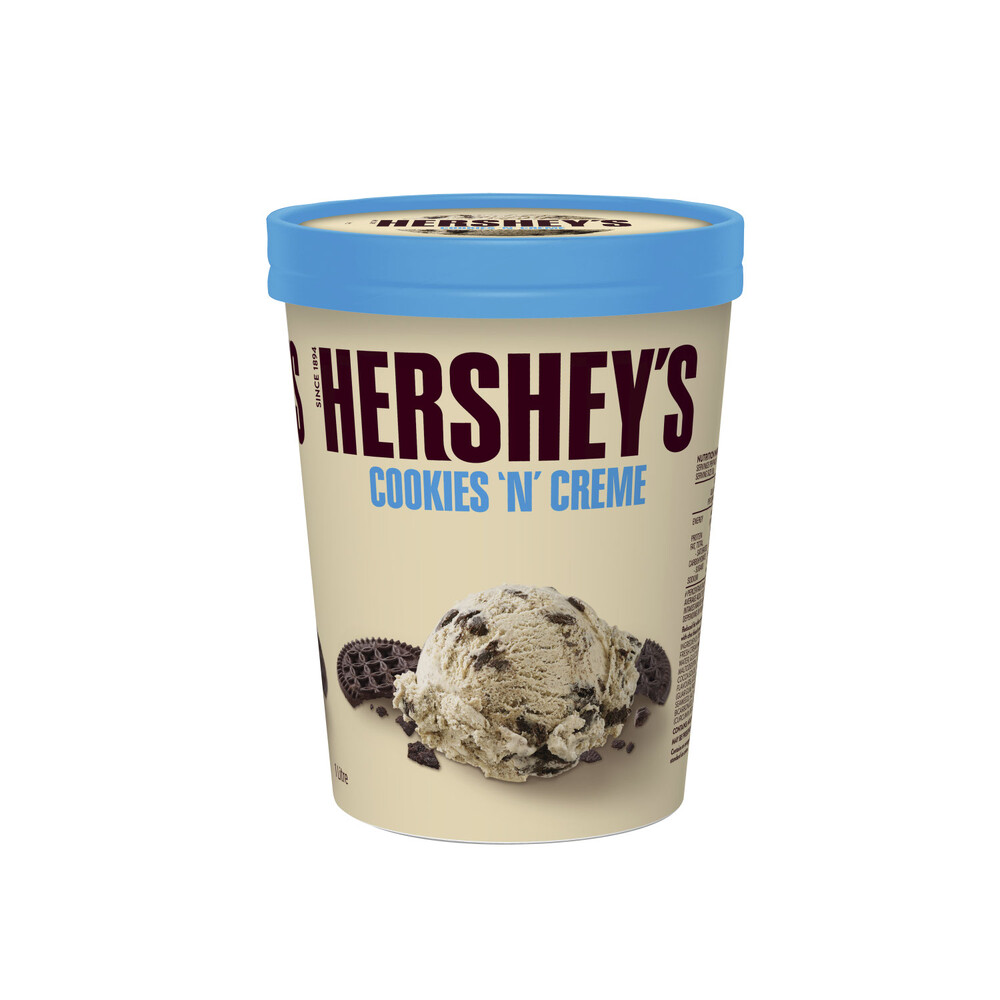 Buy Hershey's Cookies 'n' Creme Ice Cream Tub 1L | Coles