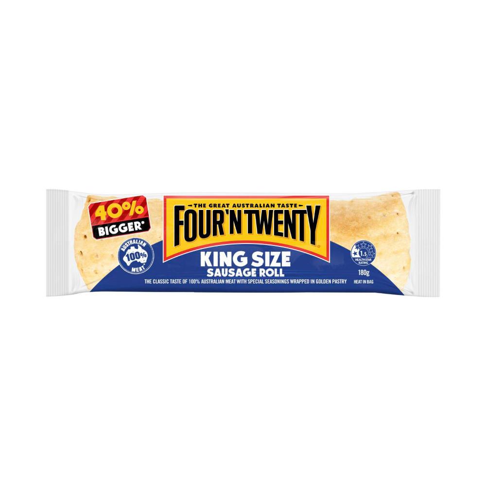 Buy Four'N Twenty King Size Sausage Roll 180g | Coles