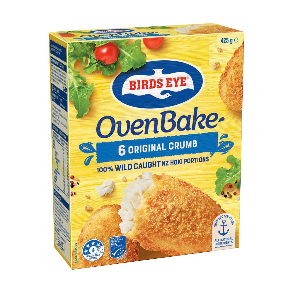 Buy Birds Eye Frozen Fish Fillets With Original Crumb Oven Bake 6 pack ...