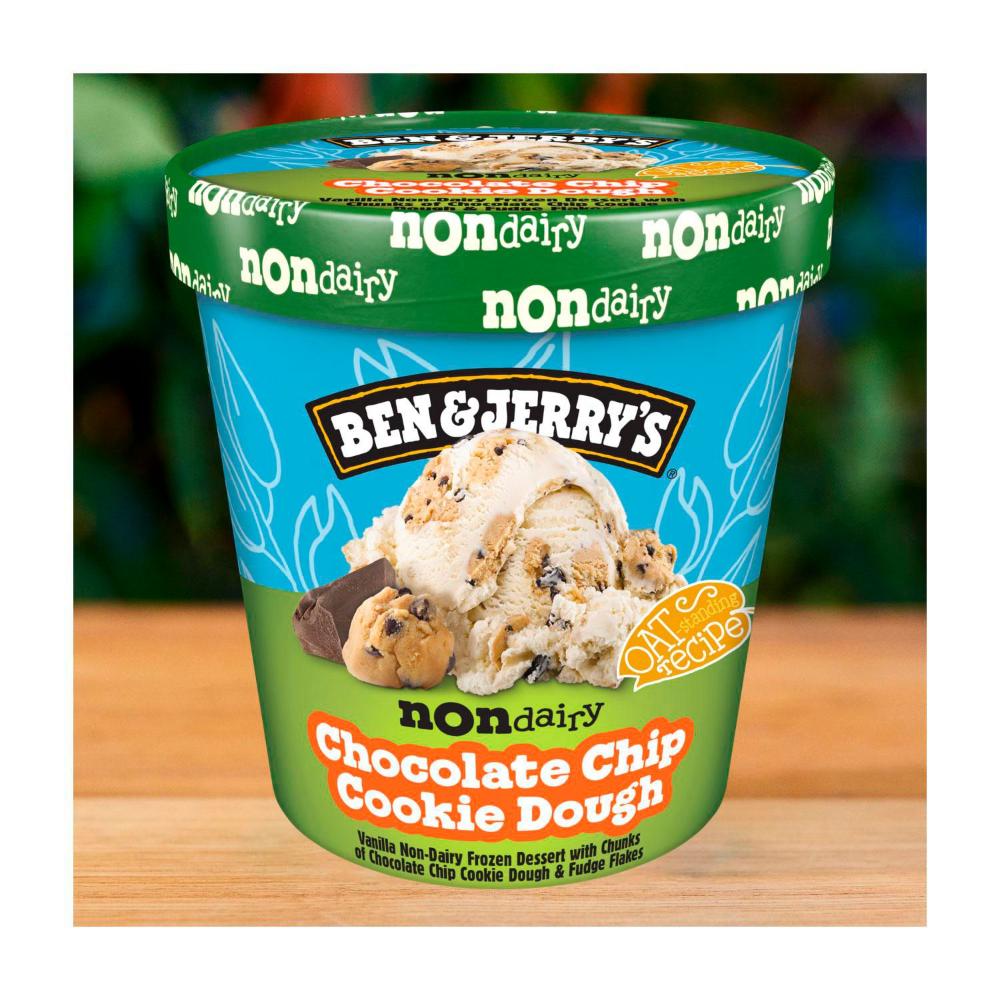 Buy Ben Jerrys Non Dairy Frozen Dessert Oat Choc Chip Cookie Dough 458mL Coles