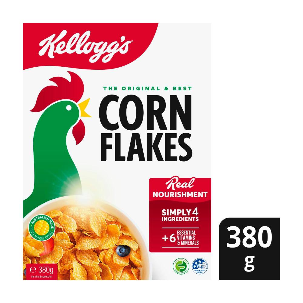 Buy Kellogg's Corn Flakes Breakfast Cereal 380g | Coles