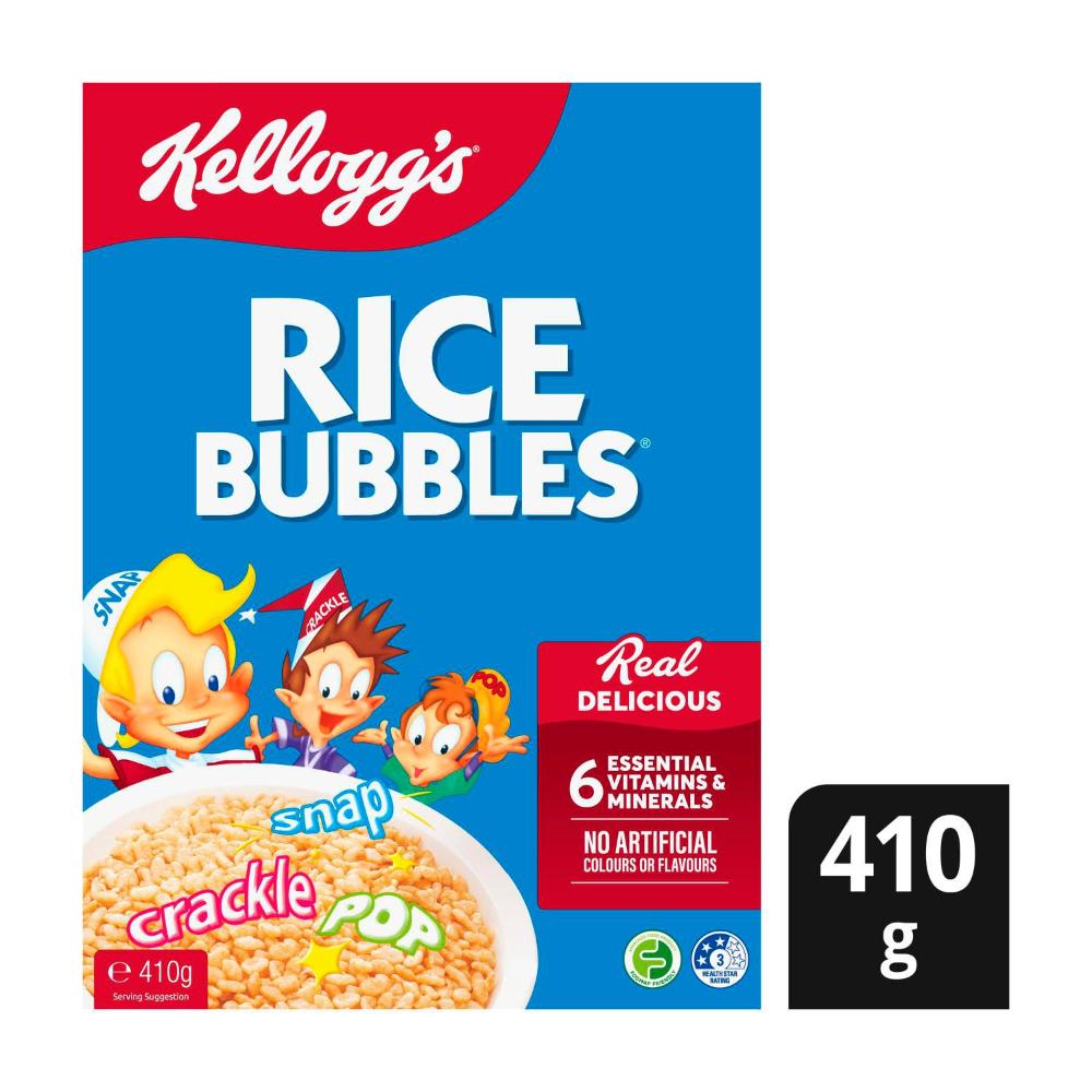 Buy Kellogg's Rice Bubbles 410g | Coles