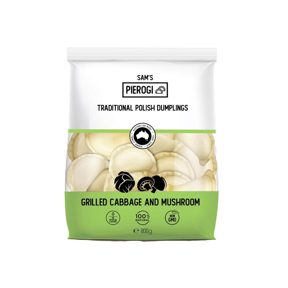 Buy Pierogi With Grilled Cabbage & Mushroom 800g | Coles