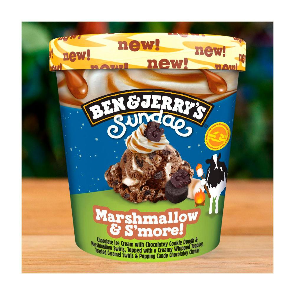 Buy Ben Jerrys Marshmallow Smores Sundae 427mL Coles