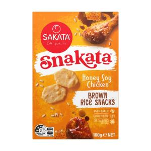 Buy Snakata Rice Snack Crackers Honey Soy Chicken 100g | Coles