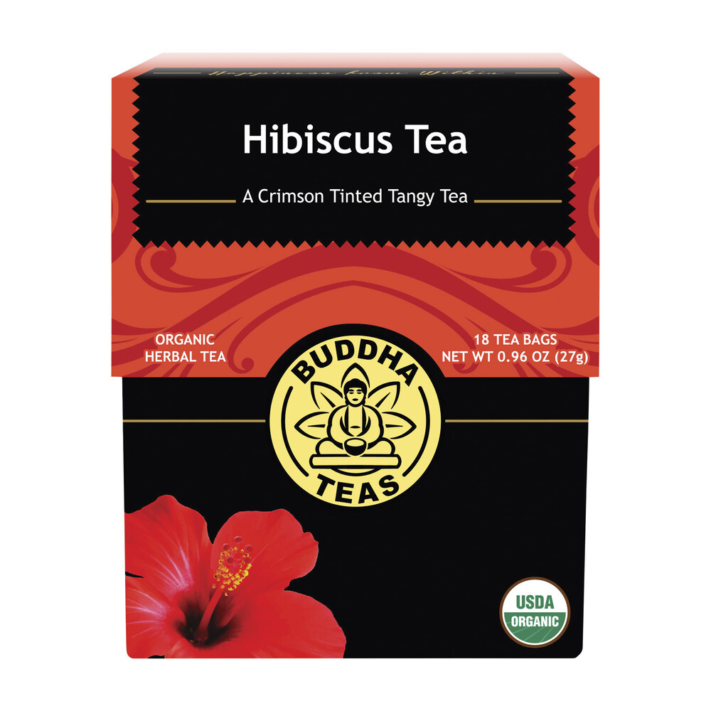 Buy Buddha Teas Organic Herbal Tea Bags Hibiscus Tea 18 pack | Coles