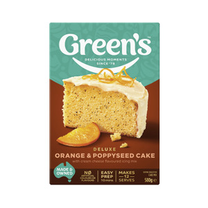 Buy Green's Orange Poppyseed Cake Mix 580g | Coles