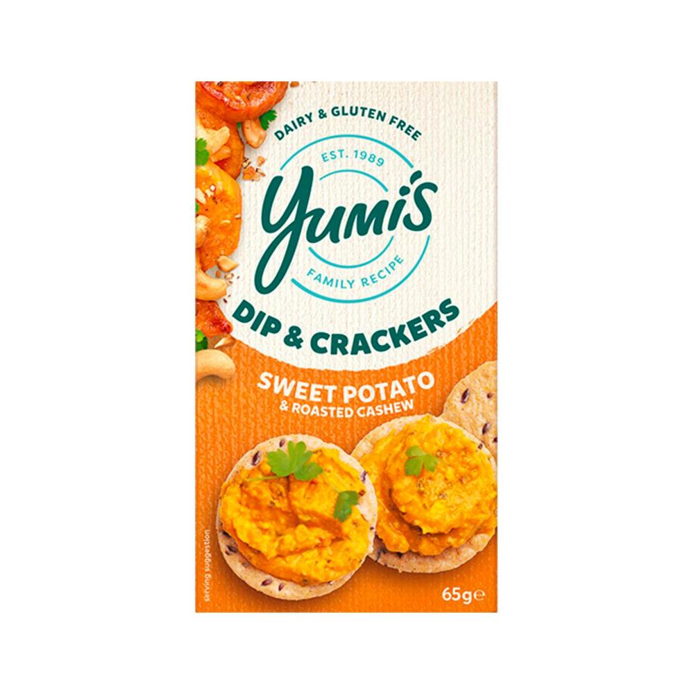 Buy Yumis Snack Pack Sweet Potato & Cashews Dip & Crackers 65g | Coles