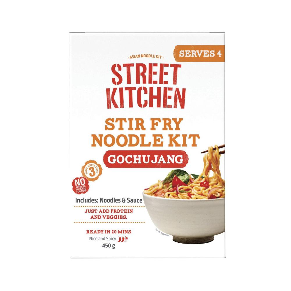 Buy Street Kitchen Stirfry Noodle Kit Korean Gochujang 450g | Coles
