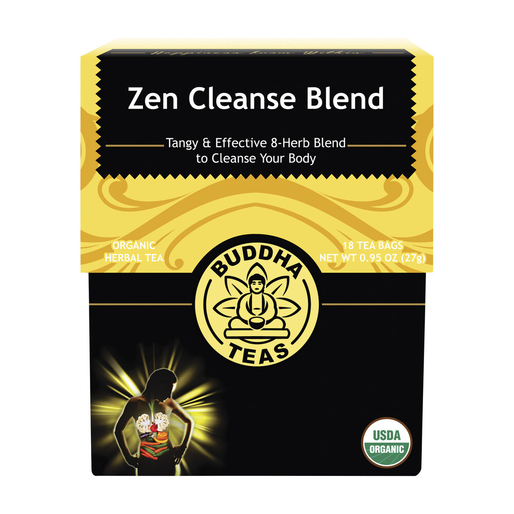 Buy Buddha Teas Organic Herbal Tea Bags Zen Cleanse Blend 18 pack | Coles