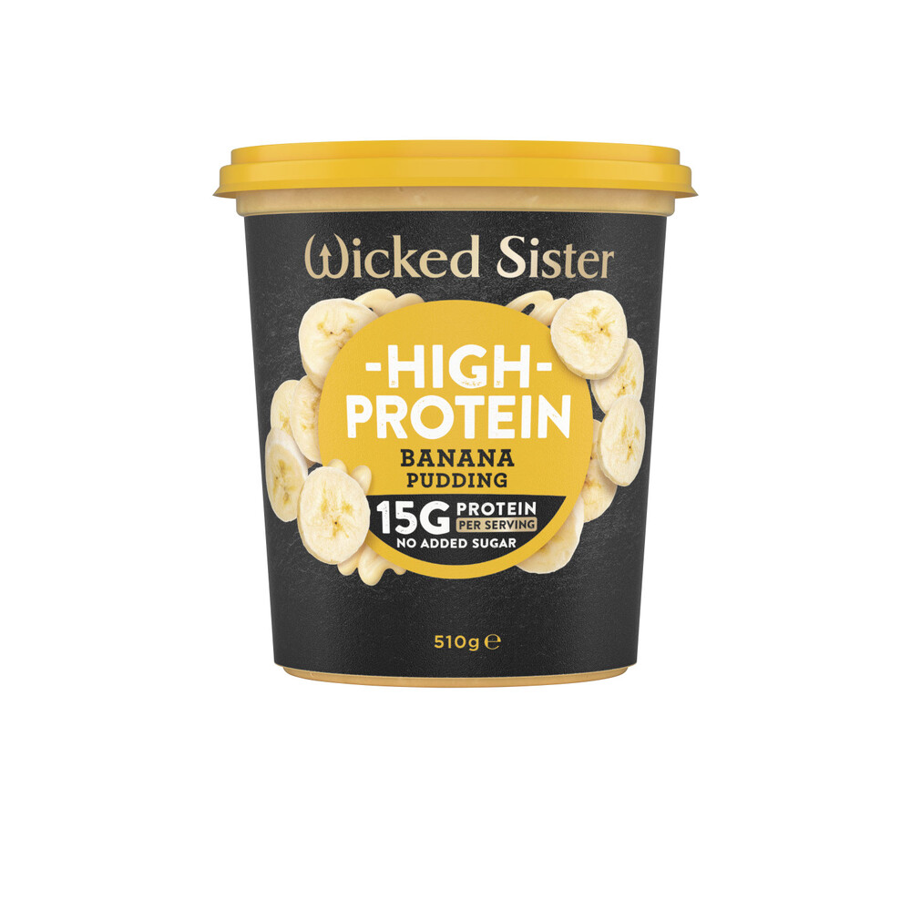Buy Wicked Sister High Protein Banana Pudding 510g | Coles