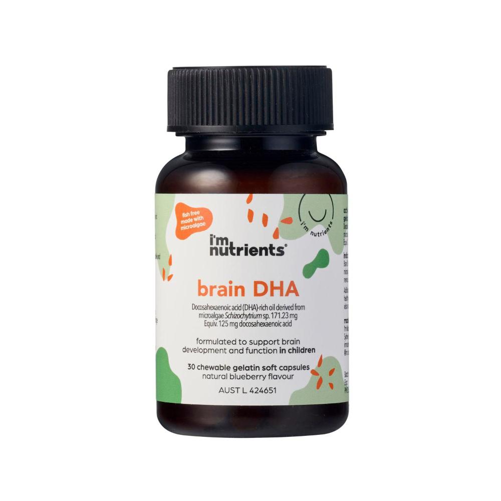 Buy I'M Nutrients Kids Chewable Brain Dha Omega 3 Supplement 30 pack ...