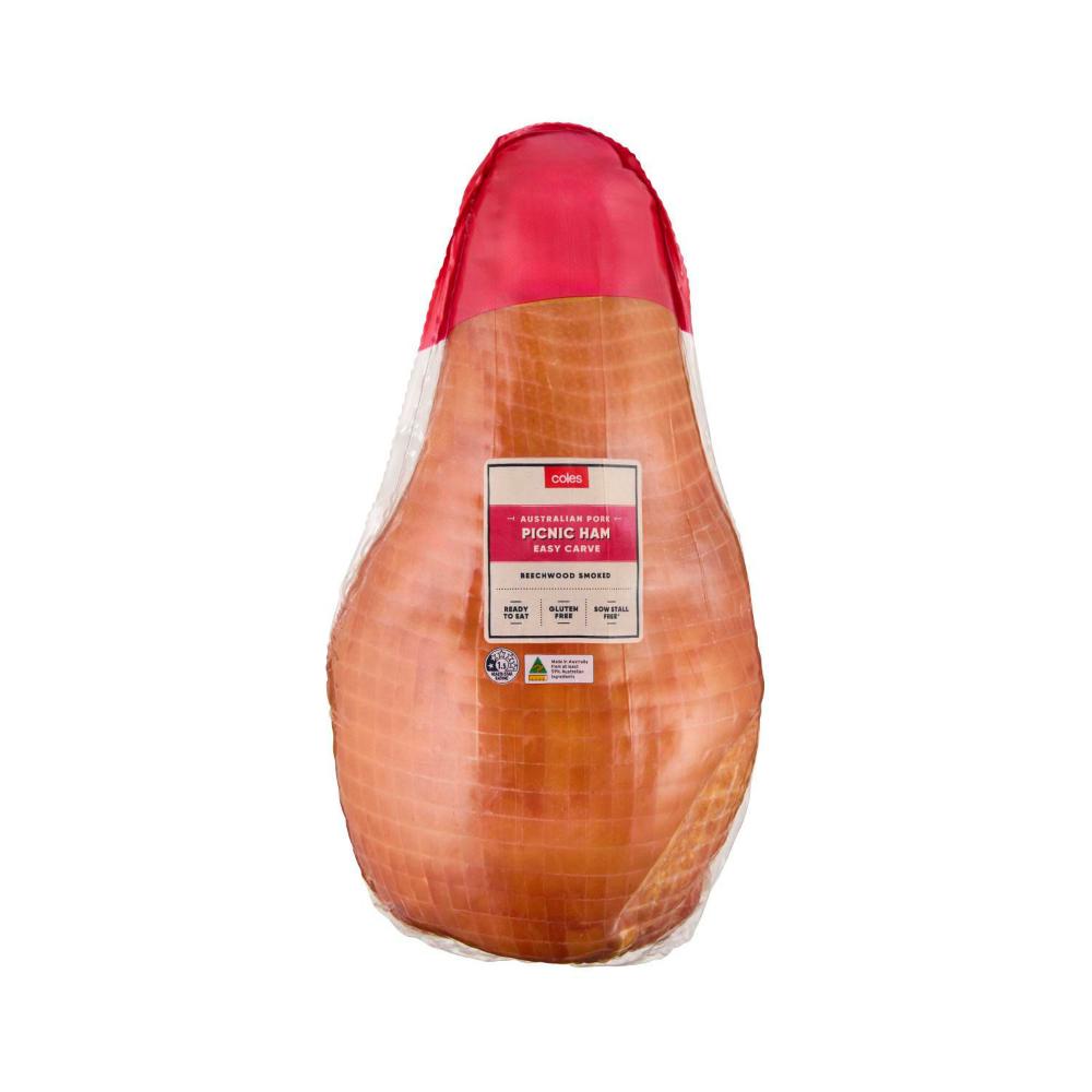 Buy Coles Beechwood Smoked Picnic Ham approx. 2.7kg | Coles