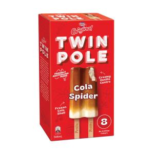 Buy Peters Twin Pole Cola Spider 8 Pack 592mL | Coles
