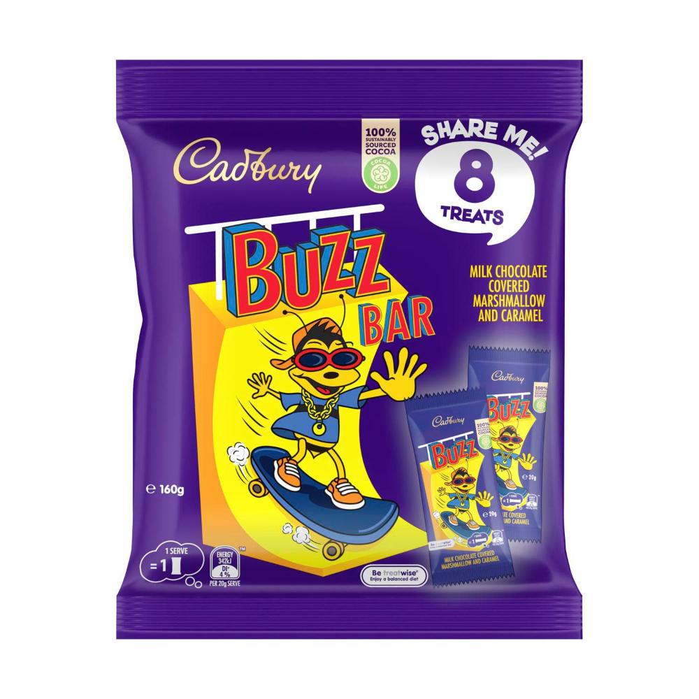 Buy Cadbury Buzz Bar Share Pack 160 GRAM | Coles
