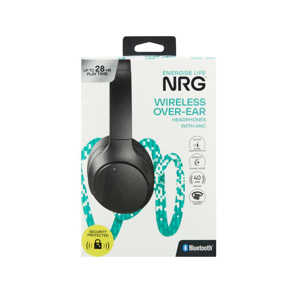 Buy NRG Over Ear Wireless Headphone With Anc 1 Each | Coles