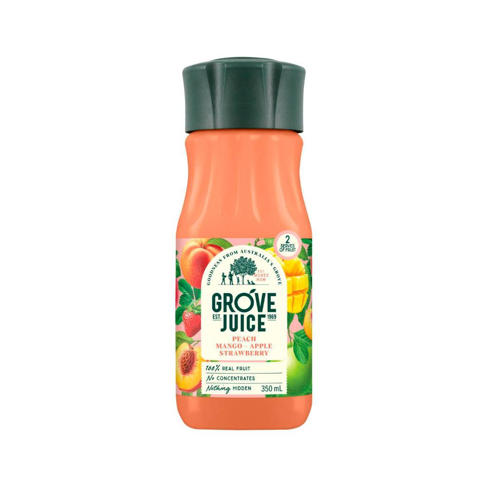 Buy Grove Juice Mango Peach Apple Strawberry Juice 350mL | Coles