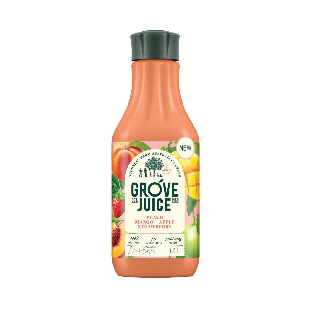 Buy Grove Juice Mango Peach Apple Strawberry 1.5L | Coles